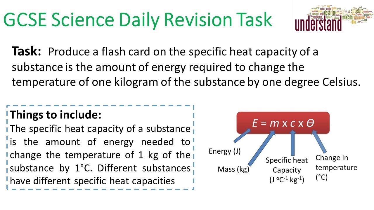 GCSE Science Daily Revision Task 78: SHC - YouTube