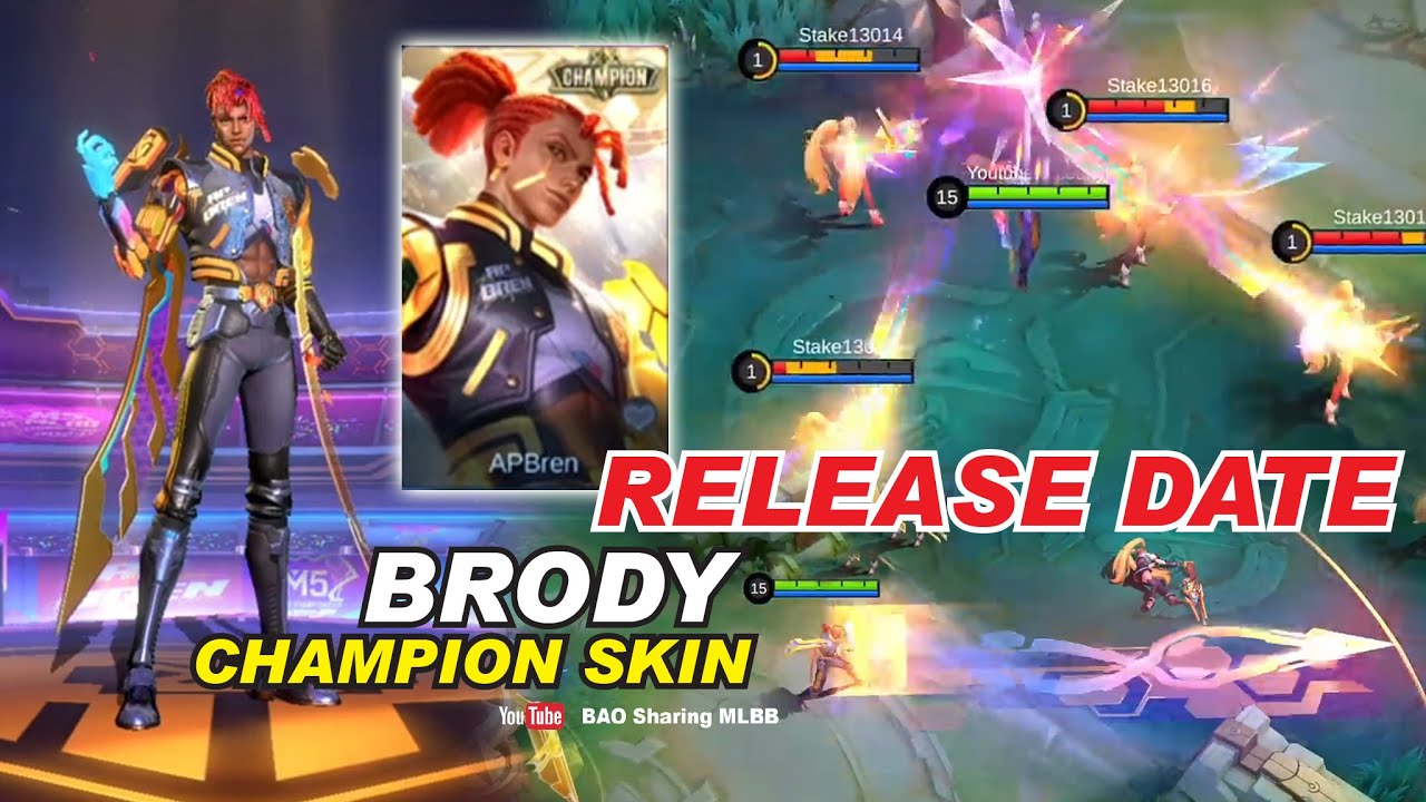 Brody Champion APBren Skin RELEASE DATE and Skill Effect | Mobile ...