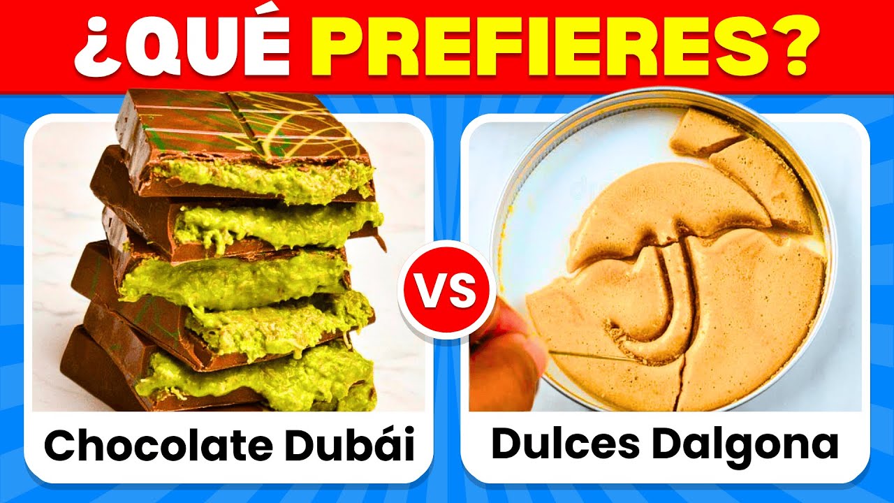¿Qué Prefieres..? Edición Dulces y Golosinas 🍬🍫 Ele Quiz - YouTube