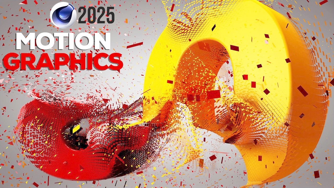 Cinema 4D Tutorial: Motion Graphics Text Destruction (Beginner) - YouTube