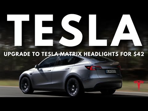 Upgrade to Tesla Matrix Headlights for $42 - YouTube