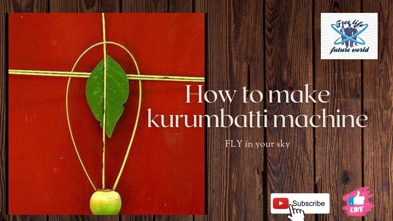 How to make Kurumbatti machine - YouTube