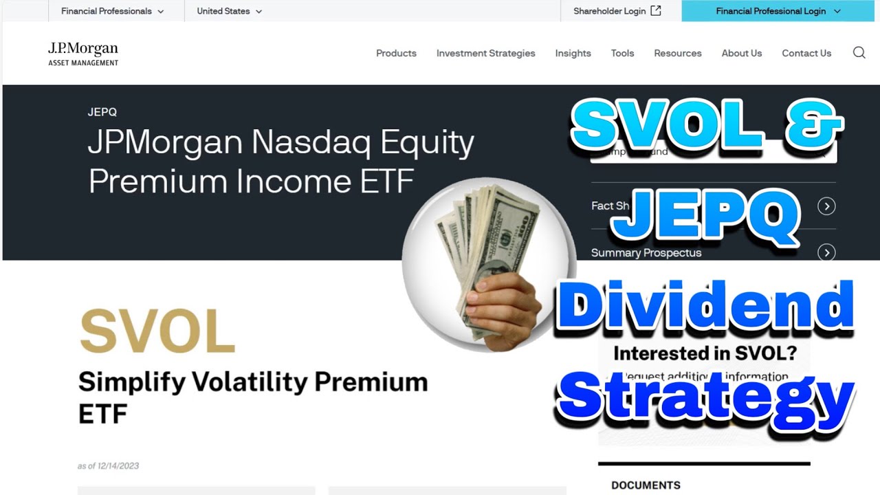 SVOL & JEPQ Investing Strategy for High Yields & High Monthly Income ...
