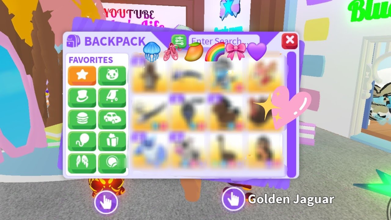 Adopt Me Inventory Tour !!☆ - YouTube