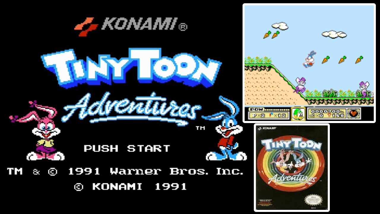 Tiny Toon Adventures NES Walkthrough w/Commentary - YouTube