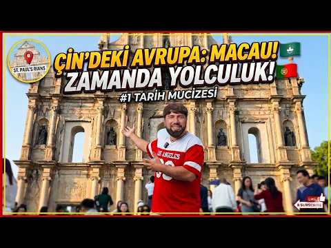 MACAU TURU: ZAMANDA YOLCULUK YAPTIK! 💥 Macau'nun Efsanevi Portekiz Yapıları