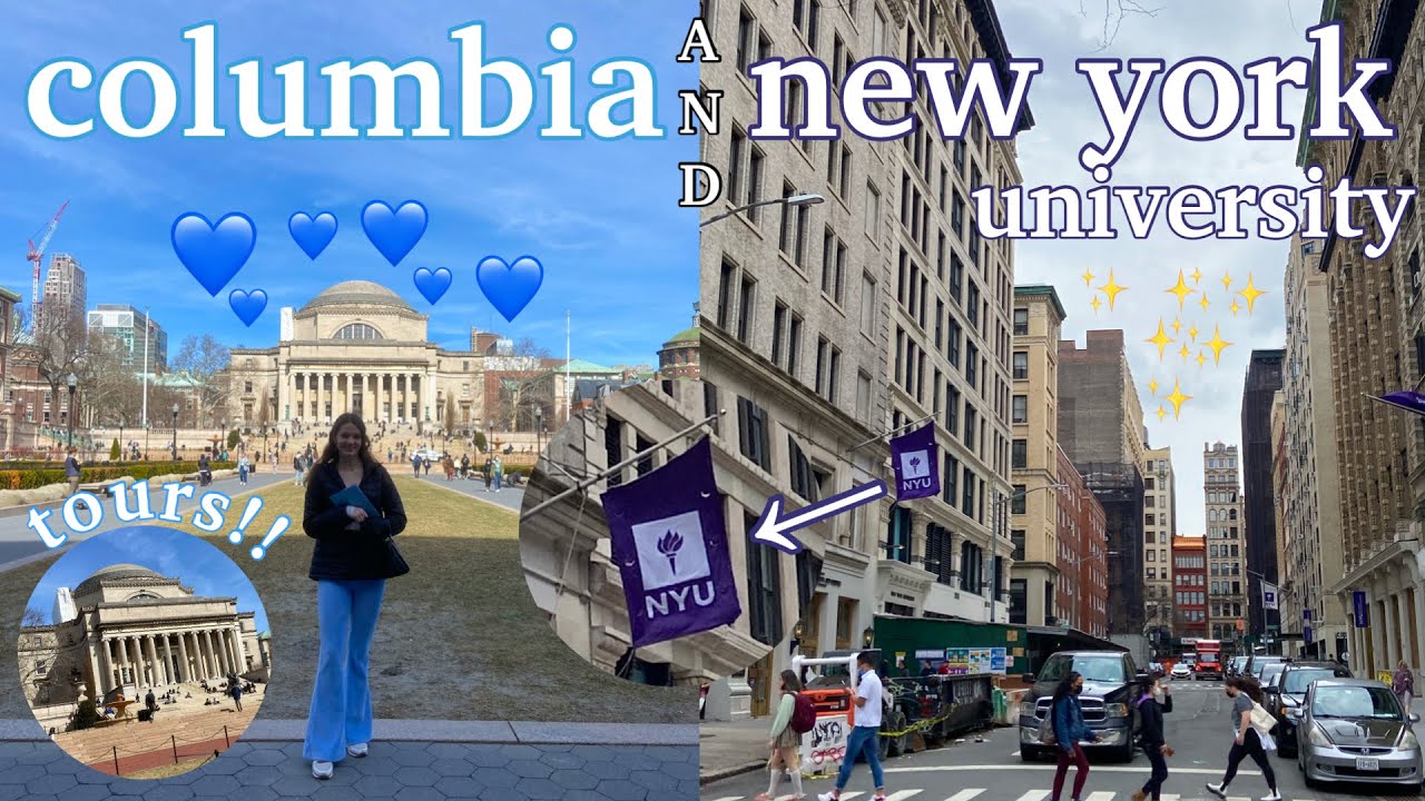 columbia and nyu campus tour vlogs - YouTube
