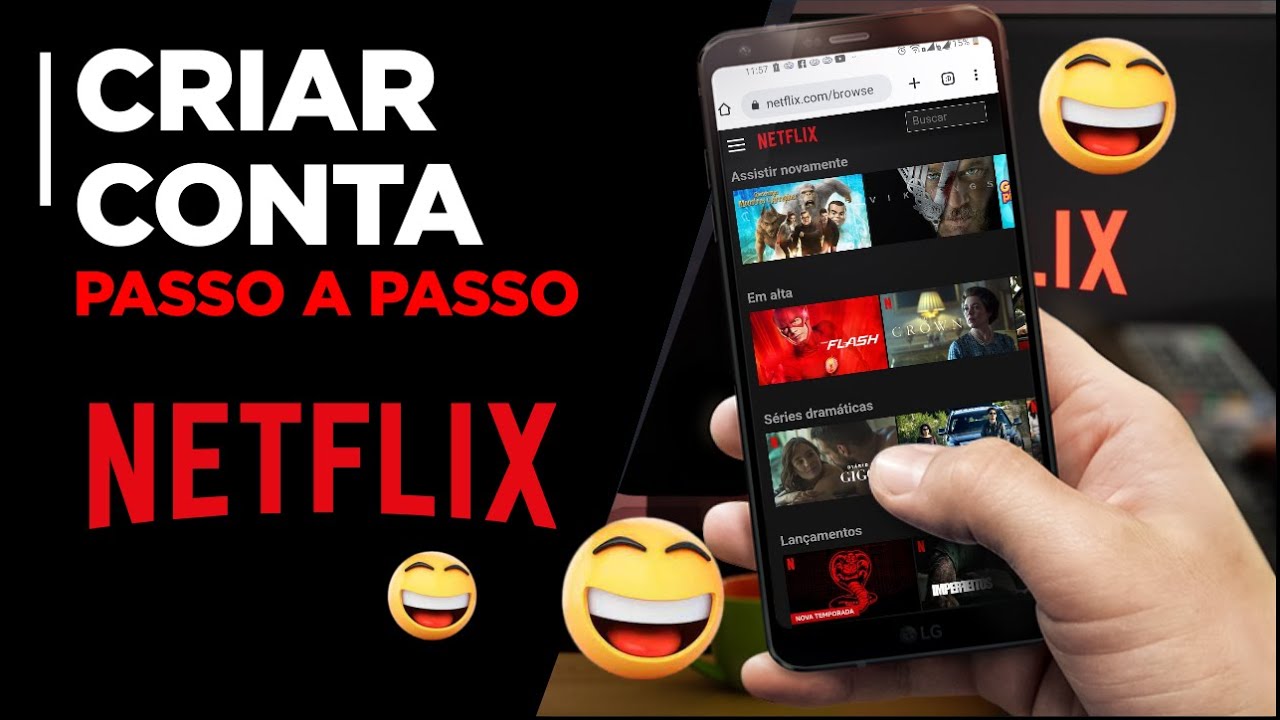 COMO CRIAR CONTA NETFLIX - PASSO A PASSO - YouTube