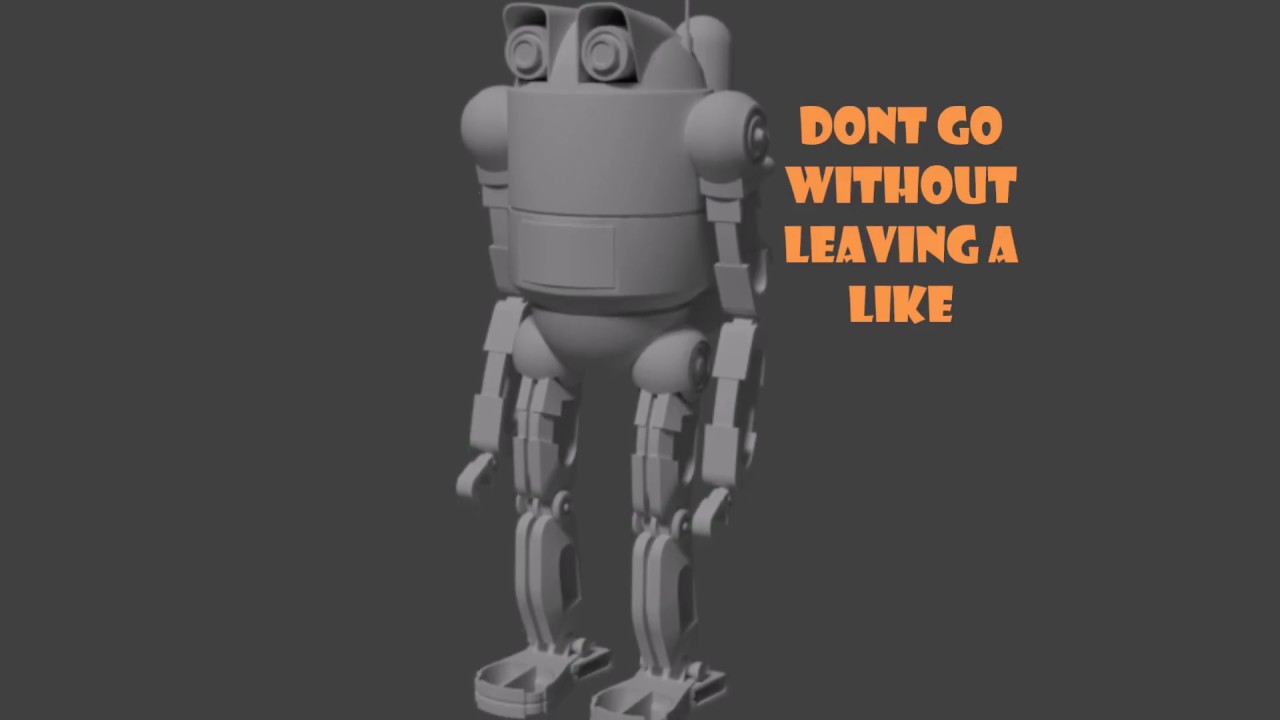 Simple Robot - Blender Modeling timelapse - YouTube