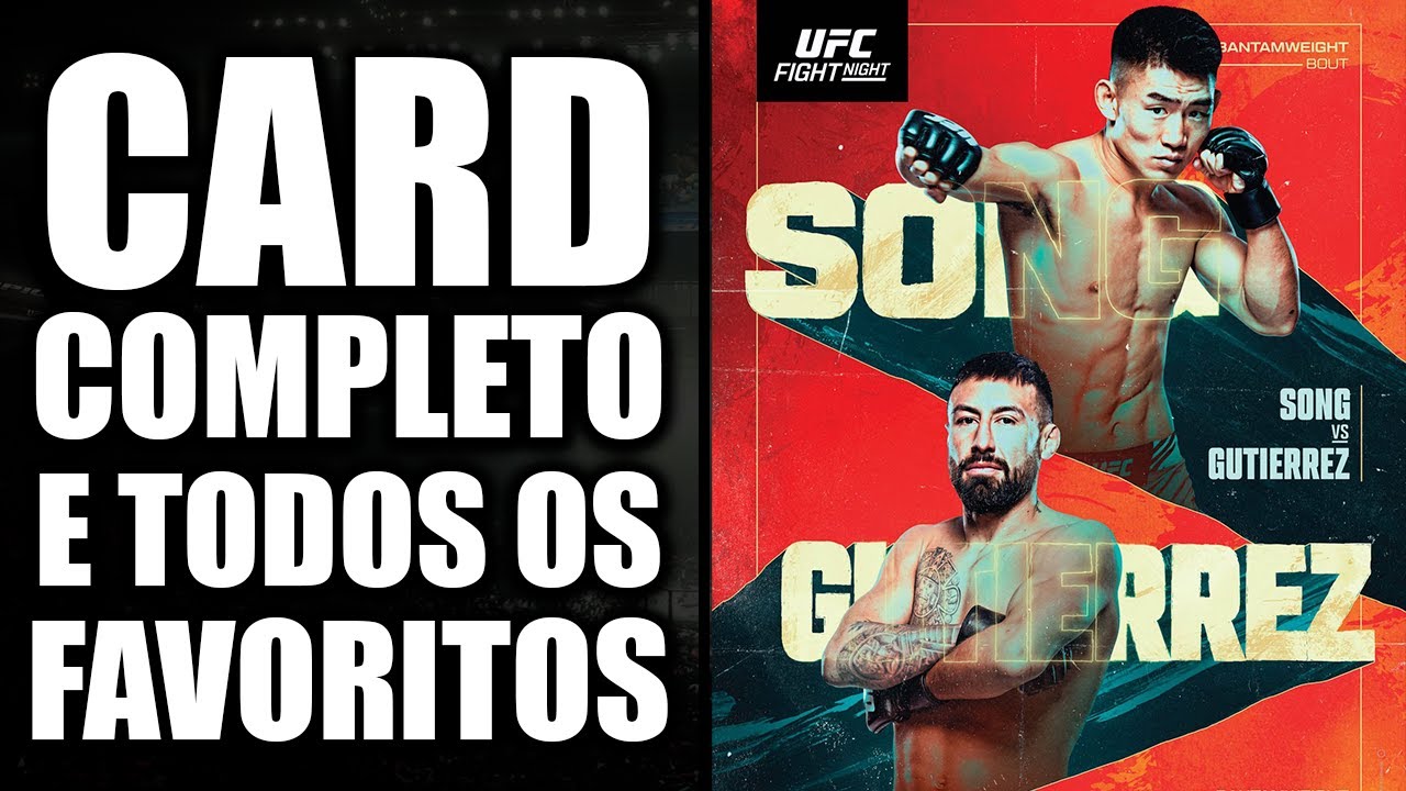 PENÚLTIMO UFC DE 2023! CARD COMPLETO E TODOS OS FAVORITOS UFC SONG ...