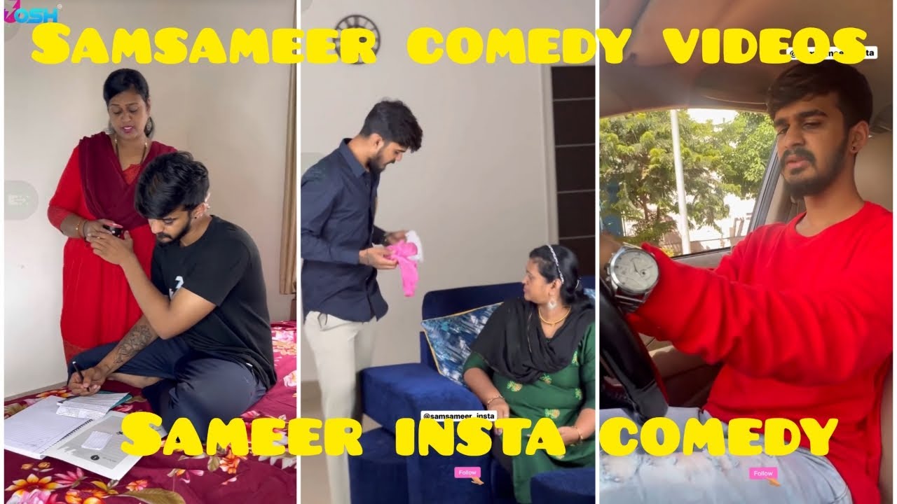 samsameer comedy scenes||kannada comedy||sameer insta comedy - YouTube