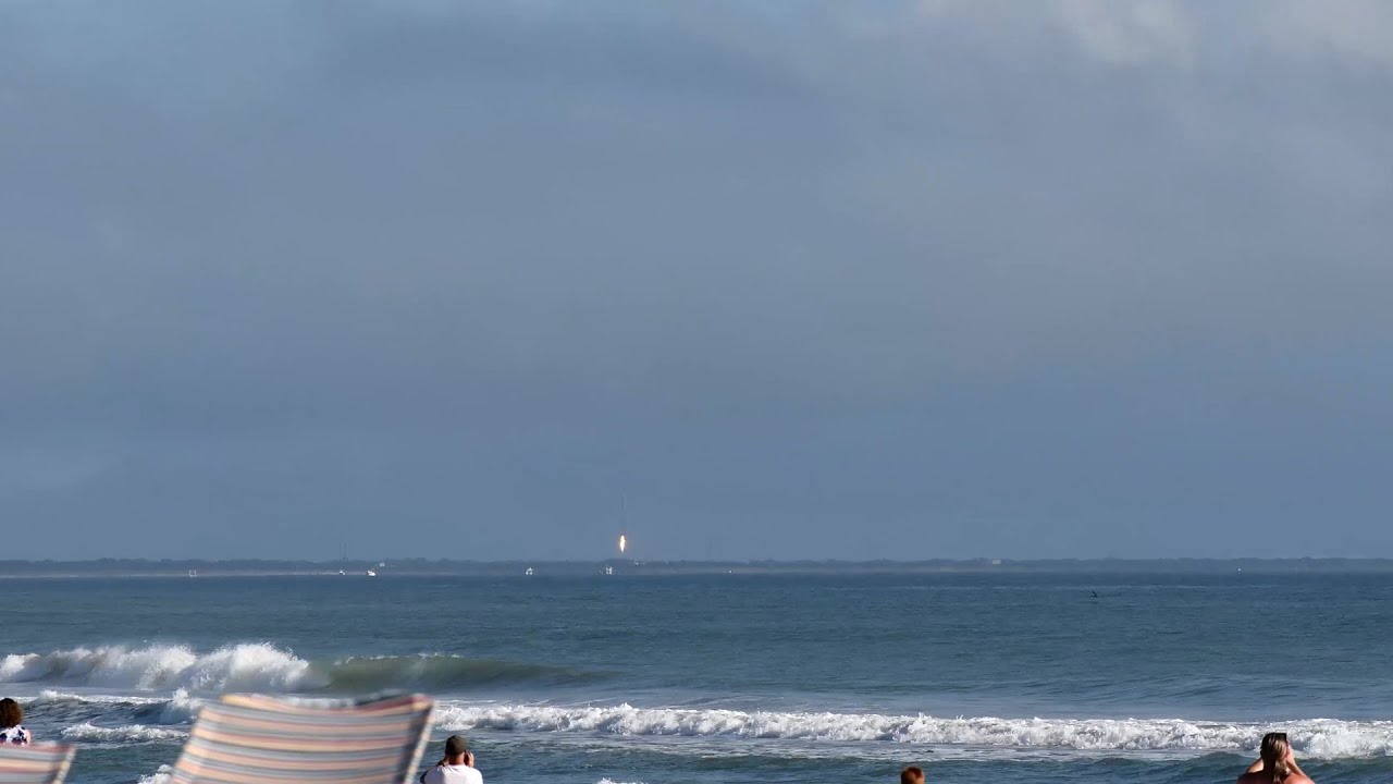 SpaceX Falcon Heavy USSF-44 Launch and Landing in 4k From Cocoa Beach ...