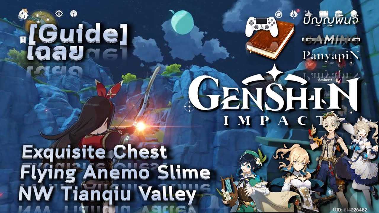[Guide] Genshin Impact - Exquisite Chest Flying Anemo Slime NW Tianqiu ...
