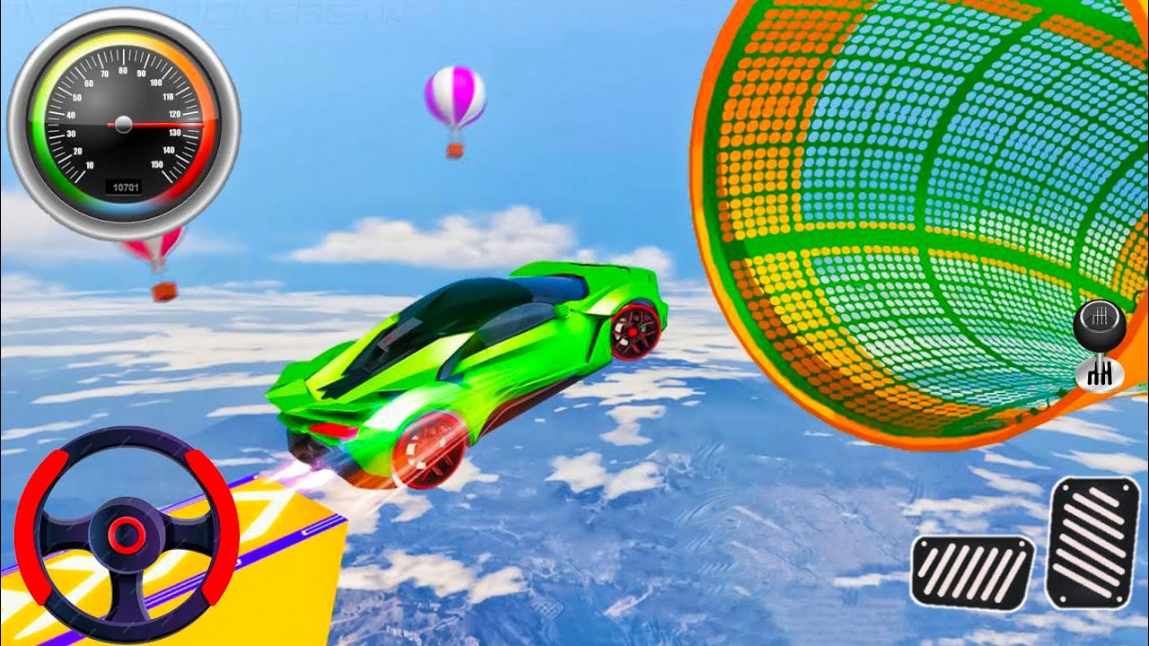 Car Parkour: Sky Racing 3D Ramp Game - Android Gameplay - YouTube