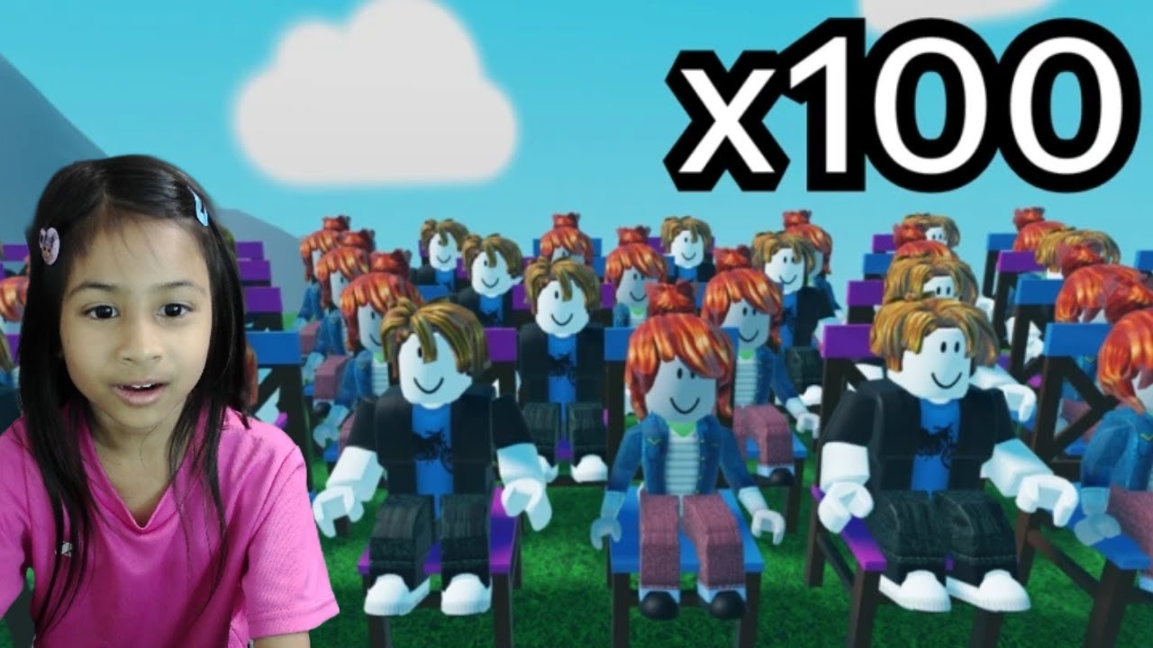 100 Players Musical Chairs RUN for a chair! Gameplay in Roblox - YouTube