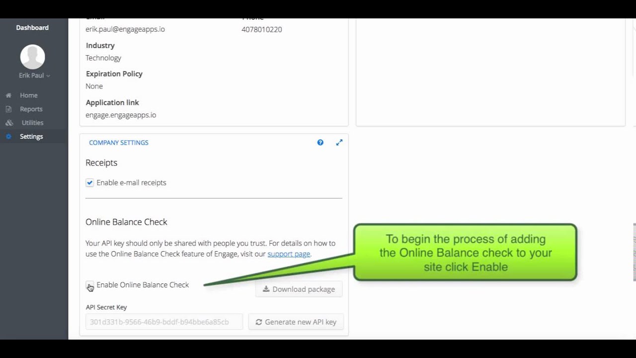 Online Balance Check - YouTube