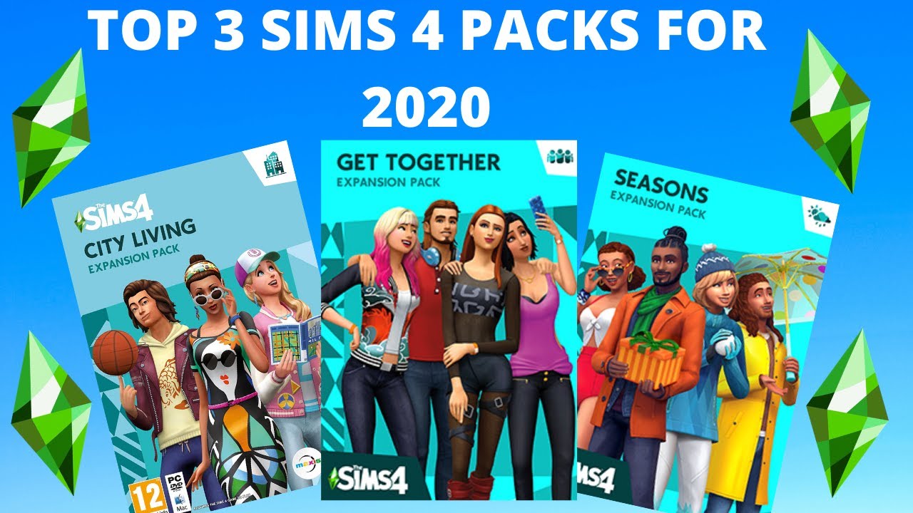 Top 3 Best Sims 4 Expansion Packs For 2020 - YouTube