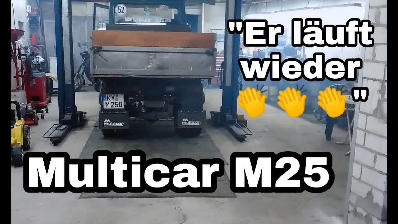 IFA DDR Multicar M25 "Er läuft wieder 👏👏👏👍" - YouTube