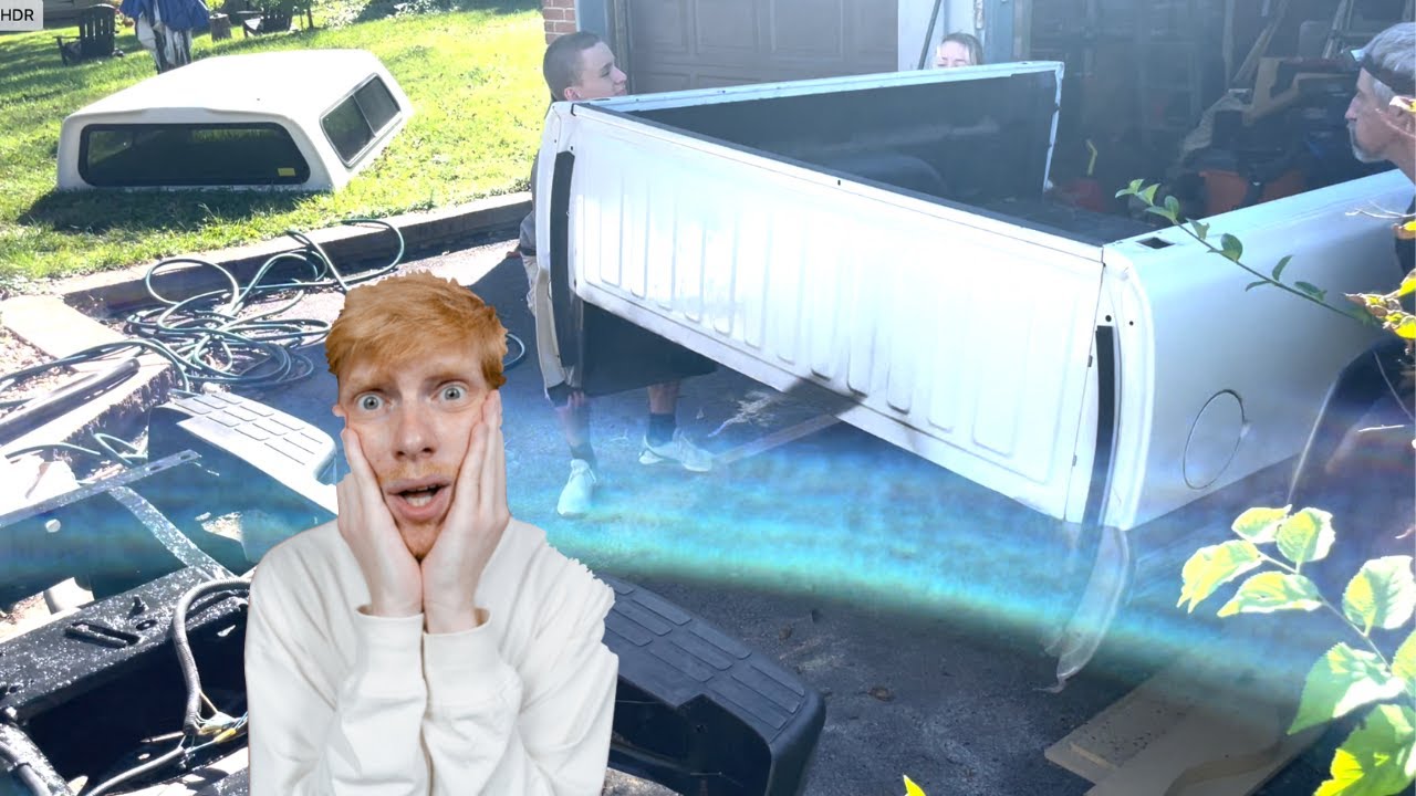 4 People Lift a Half Ton Truck Bed (**WARNING EXPLICIT LANGUAGE) - YouTube