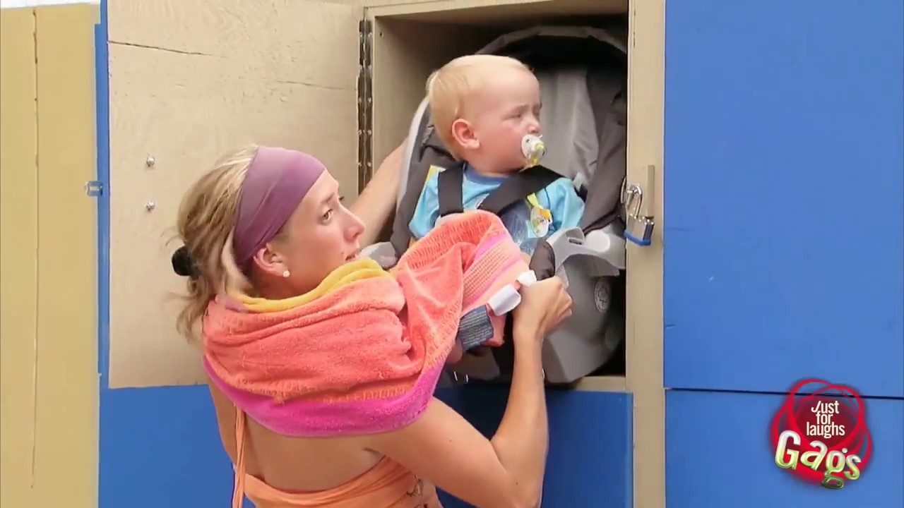 Locker Baby Daycare Prank Just For Laughs Gags - YouTube