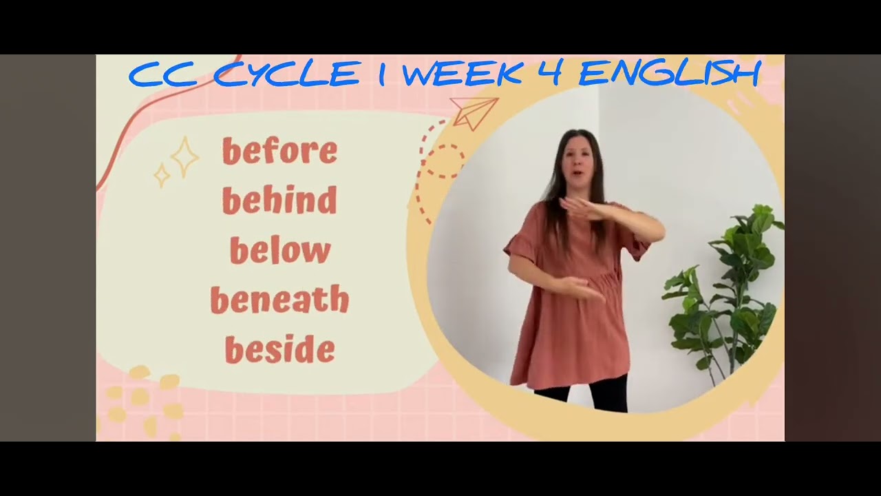 CC CYCLE 1 WEEK 4 ENGLISH - YouTube