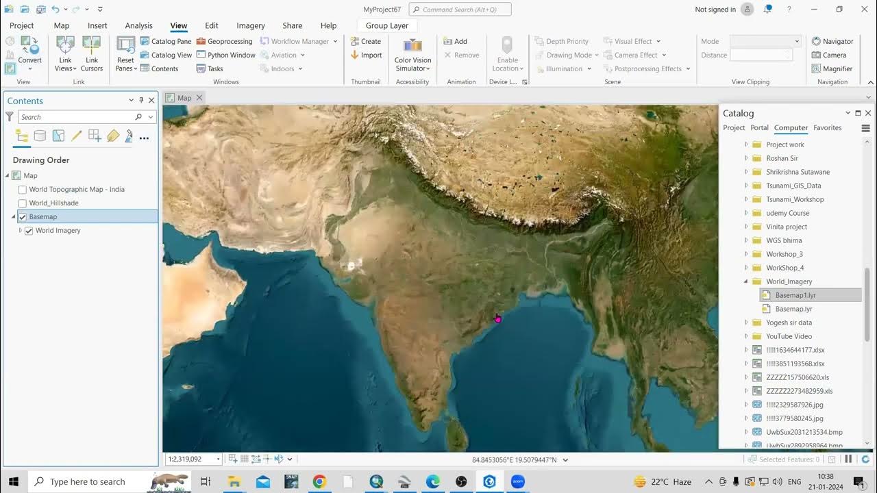 How to Save World Satellite Imagery and Topographic Maps from ArcGIS ...