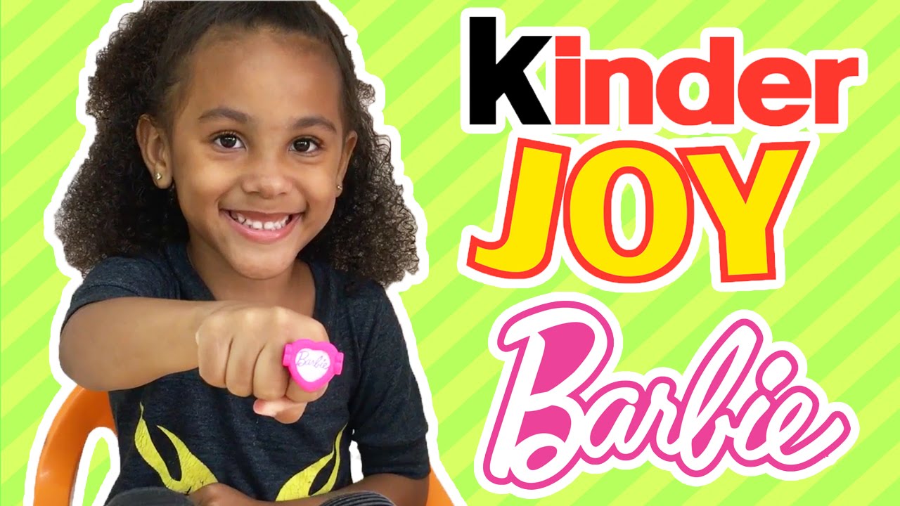 Barbie Kinder Joy Surprise Egg Opening | Toy Unboxing & Review - YouTube