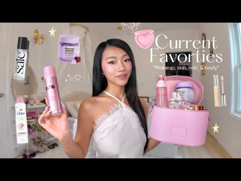 MY CURRENT FAVORITES🧴Makeup, skincare, haircare, & body!