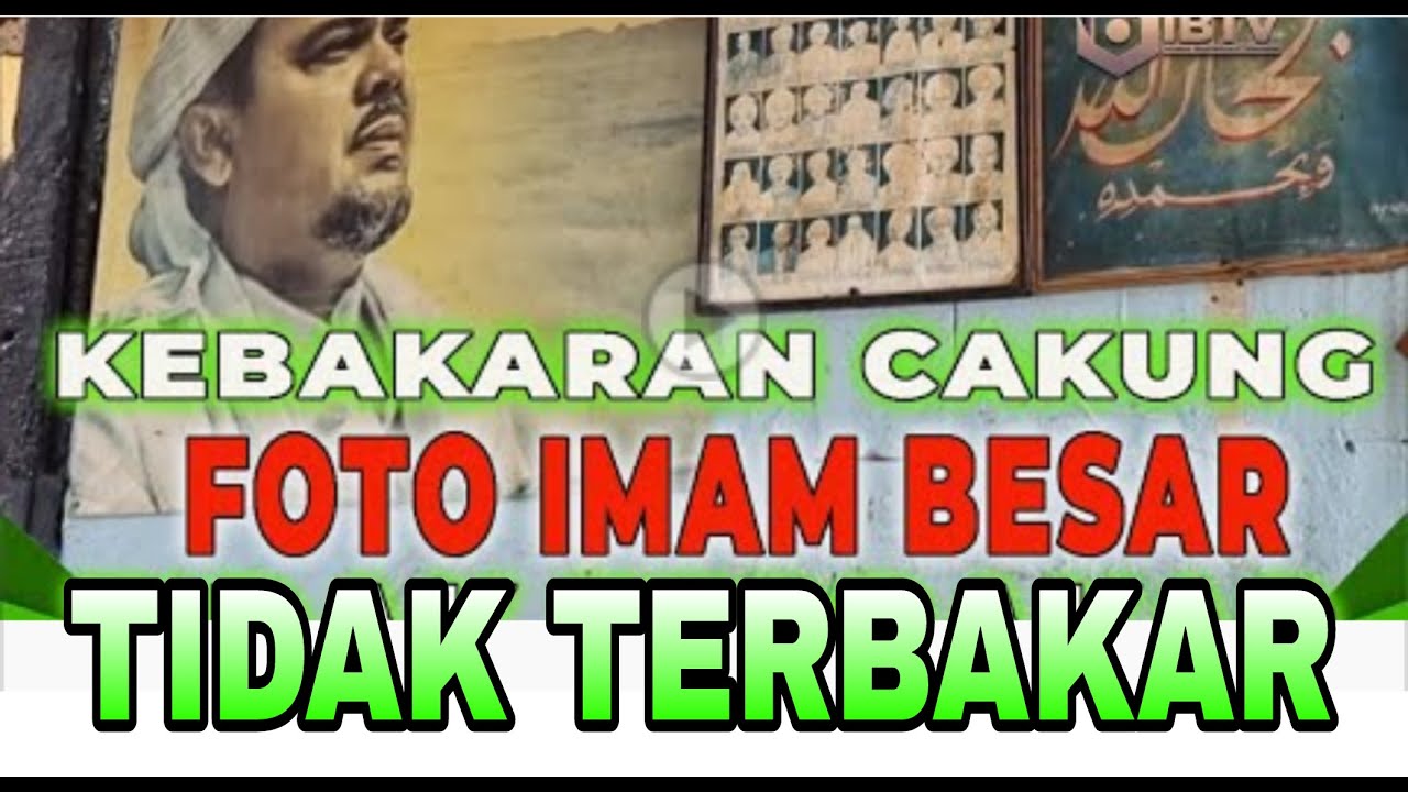 MASYA ALLAH IB HRS FOTO IMAM BESAR TIDAK TERBAKAR ...