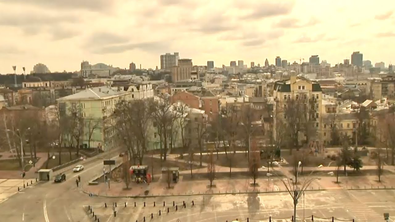 WATCH: View of Kyiv skyline as Ukraine enters second week of war ...