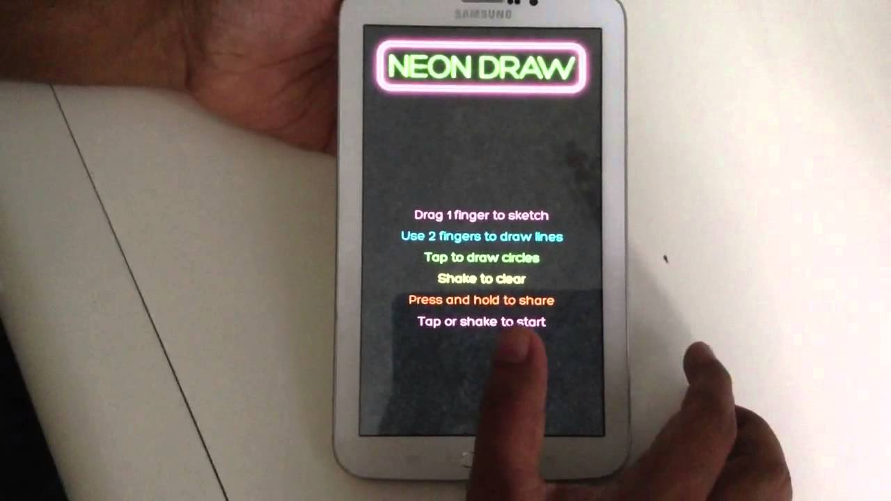 NEON DRAW:Quick review of New game apps - YouTube