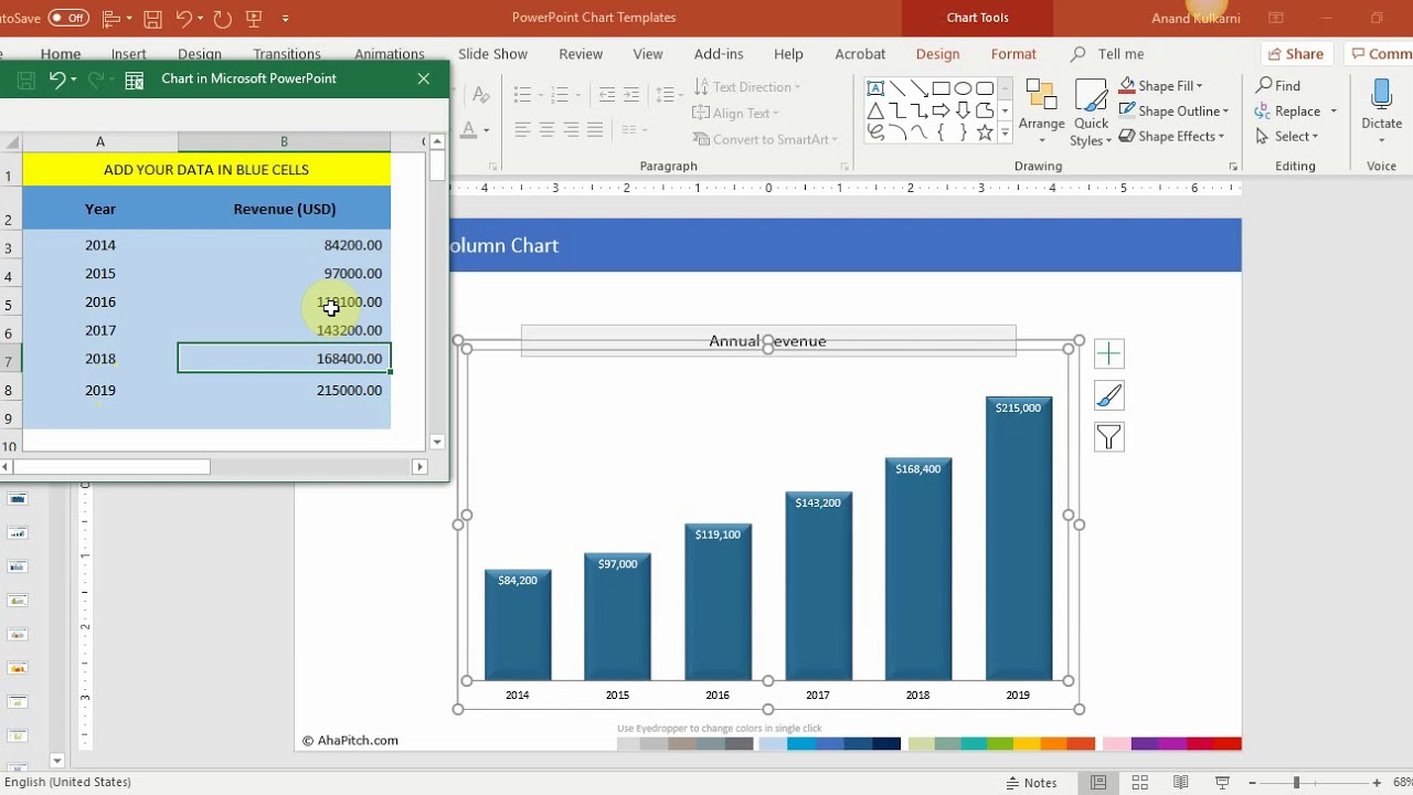 Chart 26 | Single Series Column Chart - YouTube