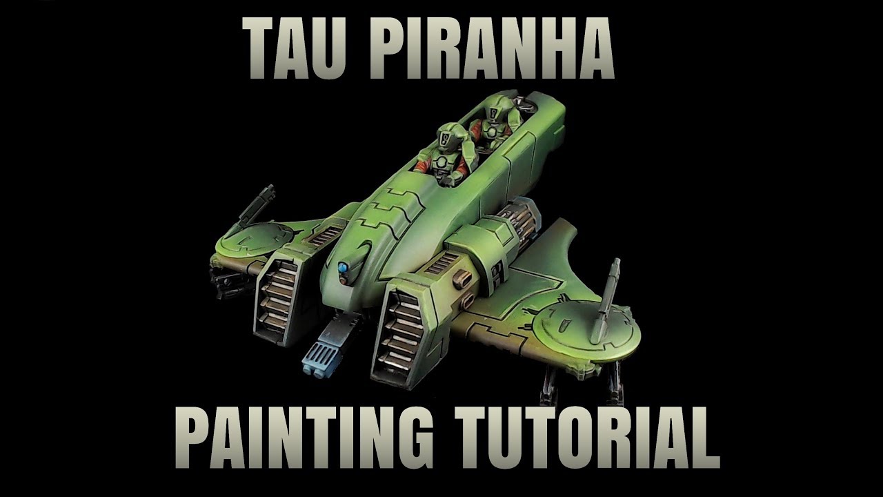 Tau Piranha Painting Tutorial - YouTube