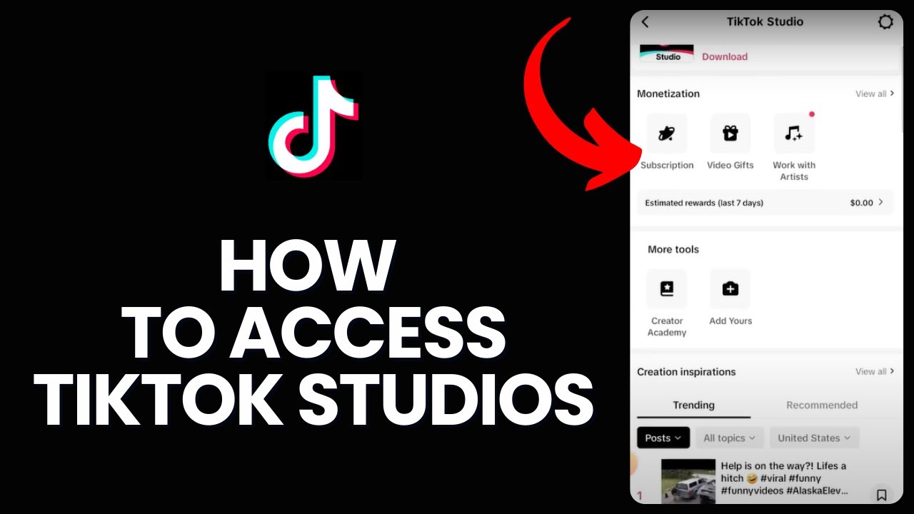 How to Access Tiktok Studios 2024? - YouTube