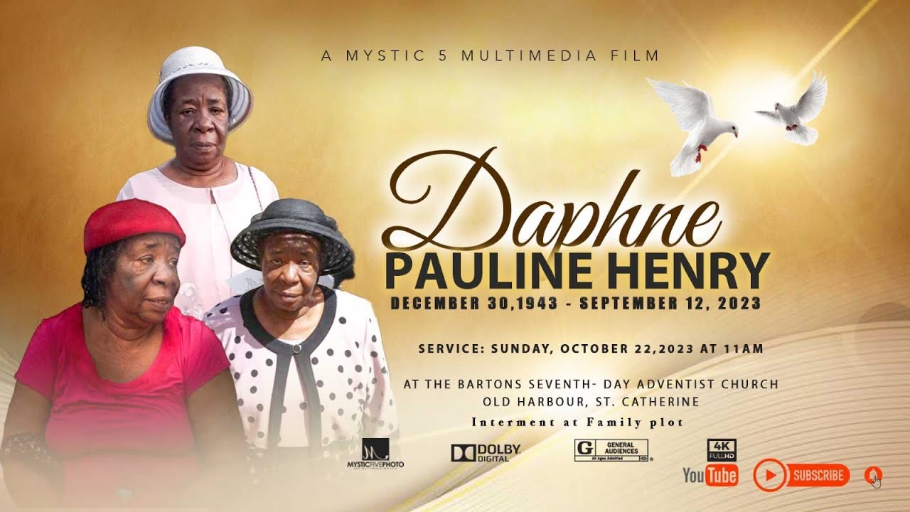 Daphne Pauline Henry, Thanksgiving Service - YouTube