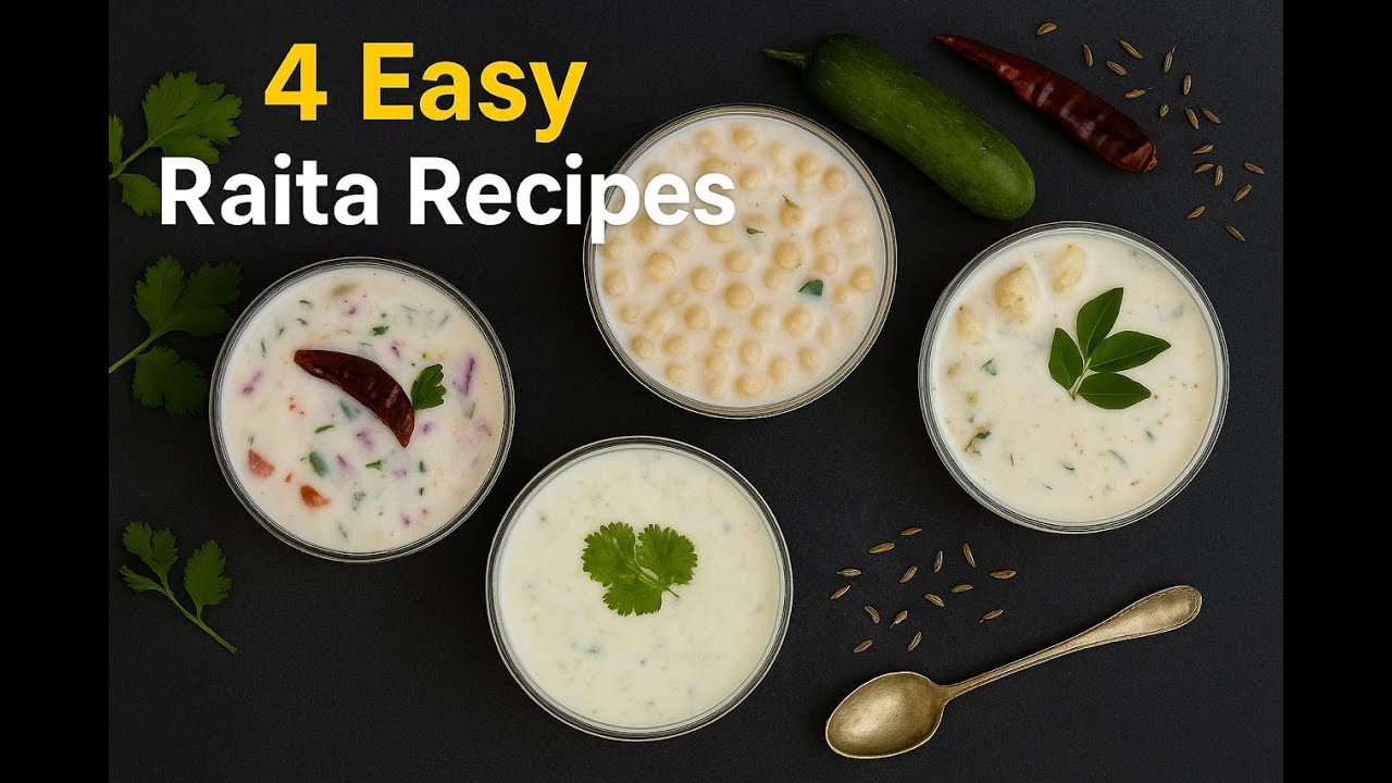 Raita Recipes | Kheera Raita, Boondi Raita, Mix Veg Raita, Aloo Raita ...