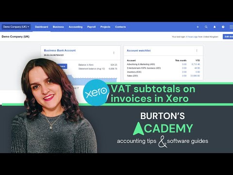 How to handle VAT subtotals on Invoices (Nov 24) - YouTube