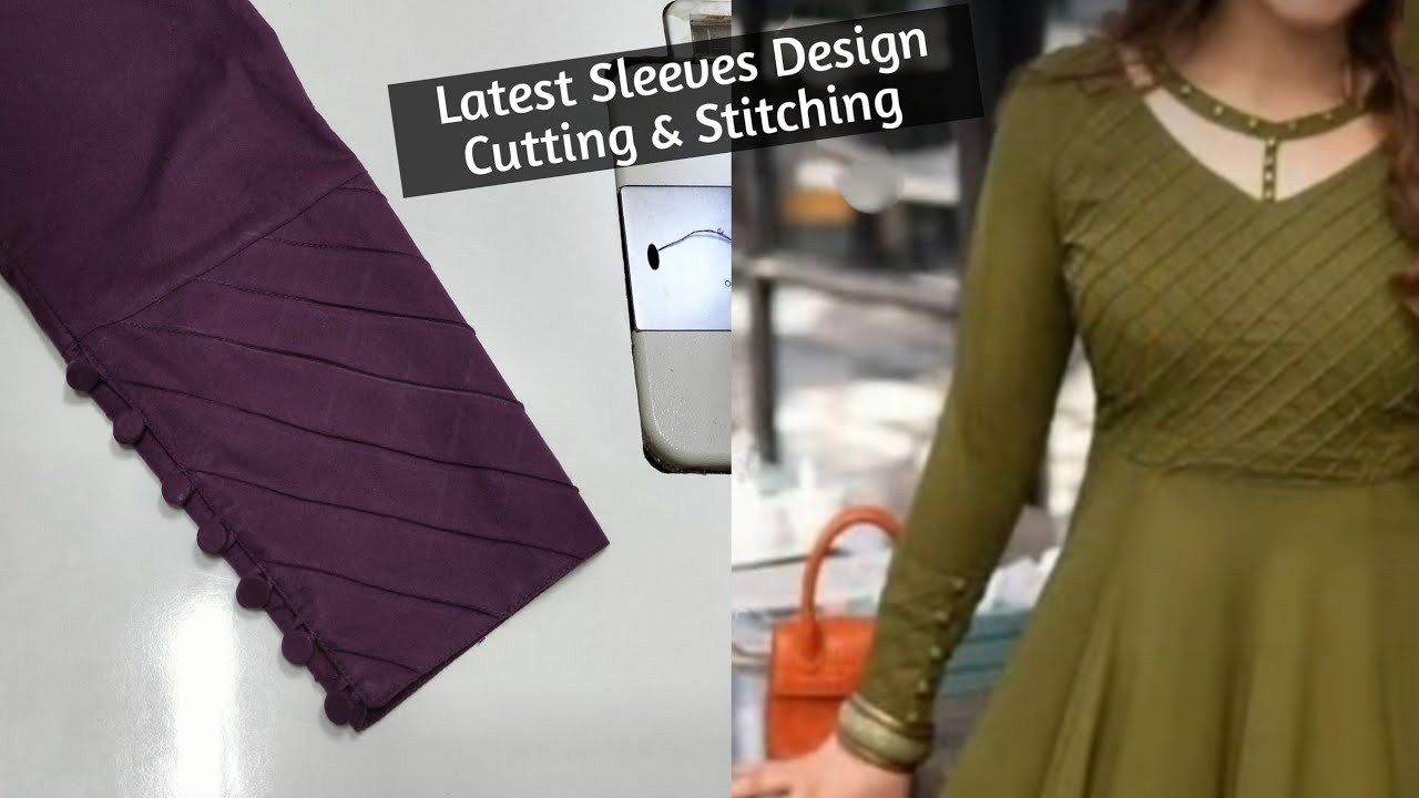 Latest Long Sleeves Design With Pintucks and Dori Loops | How to Make ...