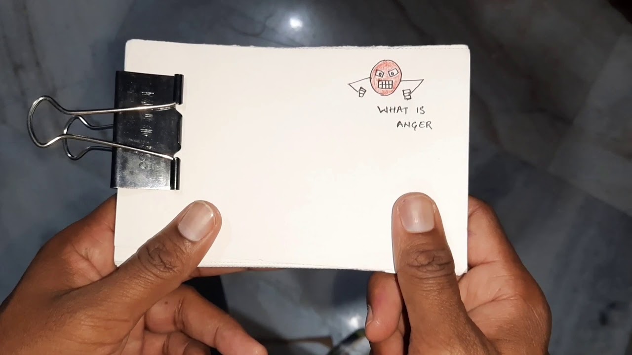 Flipbook animation || What is Anger ?? - YouTube
