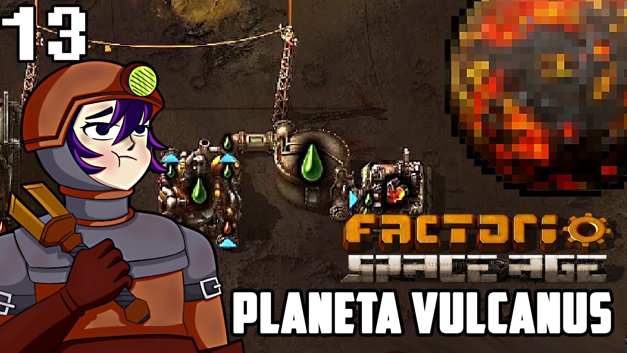 BASE INICIAL EM VULCANUS! - FACTORIO SPACE AGE (T2) #13 - Gameplay em ...