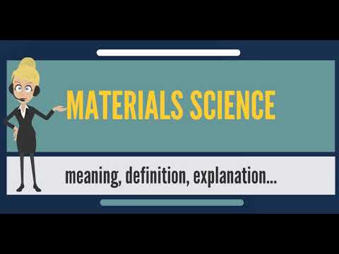 What is MATERIALS SCIENCE What does MATERIALS SCIENCE mean MATERIALS ...