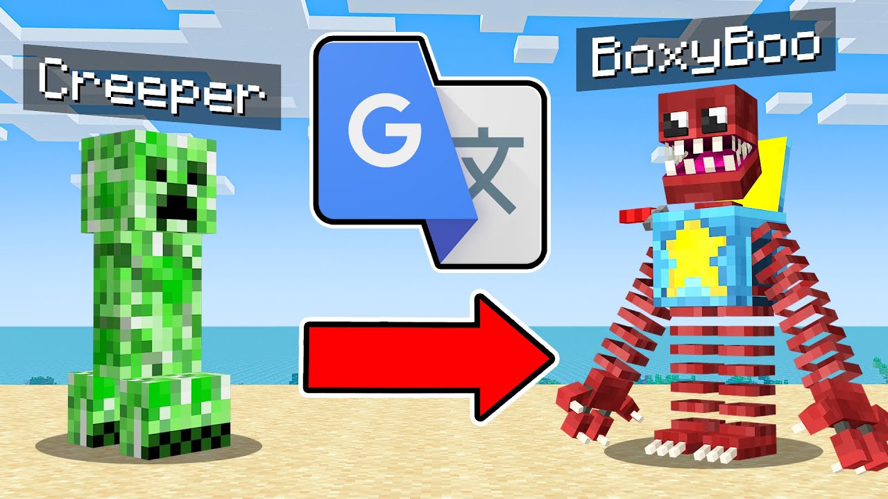 I Google Translated Minecraft Mobs 1 000 000 Times YouTube