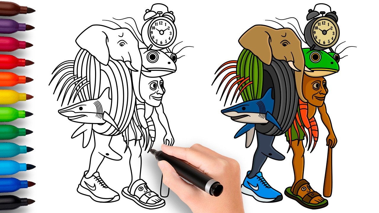 HOW TO DRAW LA GRANDE COMBINASION | Steal a Brainrot (Roblox) - Easy ...