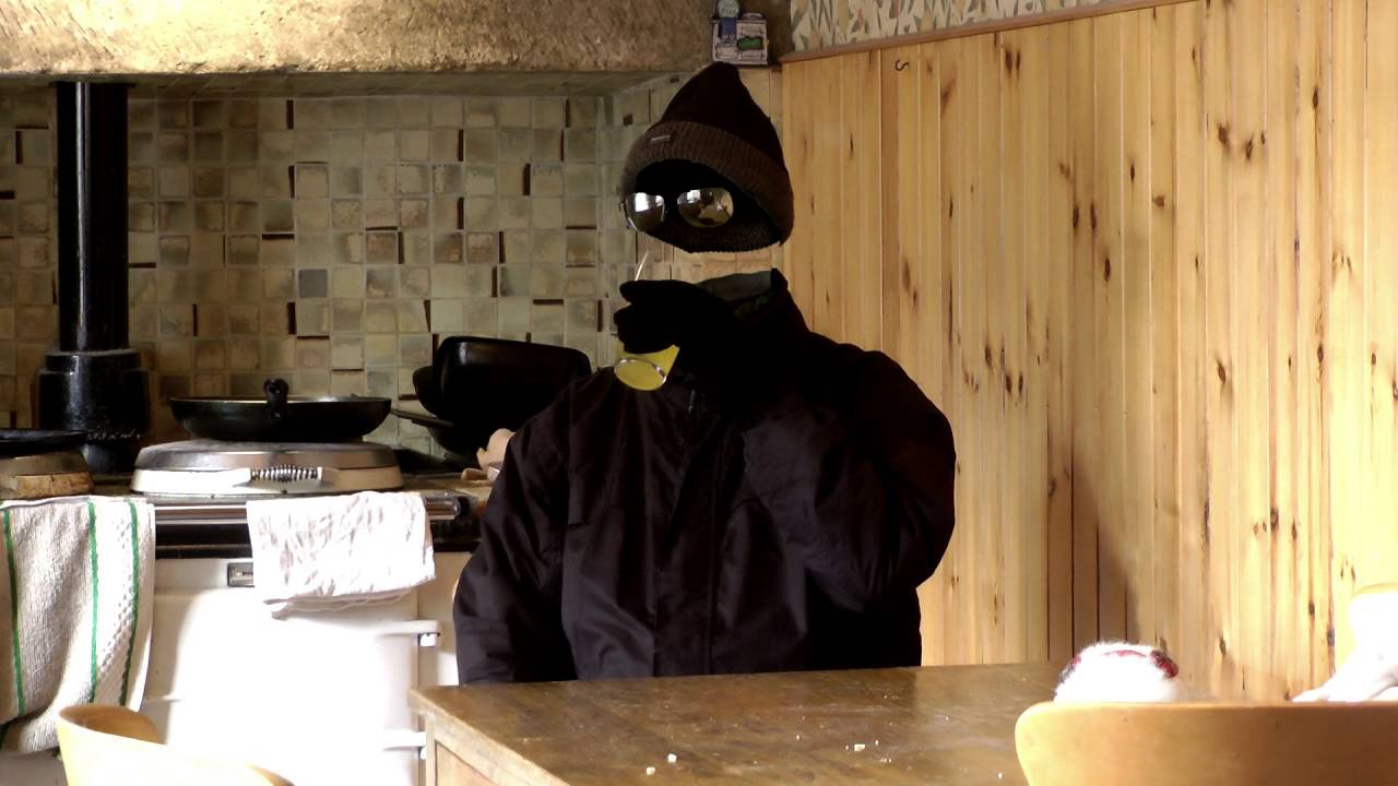 Invisible Man Has A Drink In HIs Kitchen ROYALTY FREE VIDEO FOOTAGE NO ...