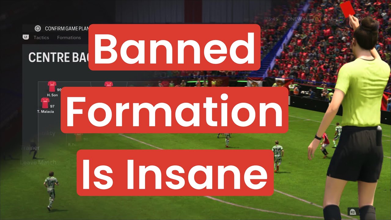 EA FC 24 Banned 3 At The Back Formation Is End Game Completed FC24 99 ...