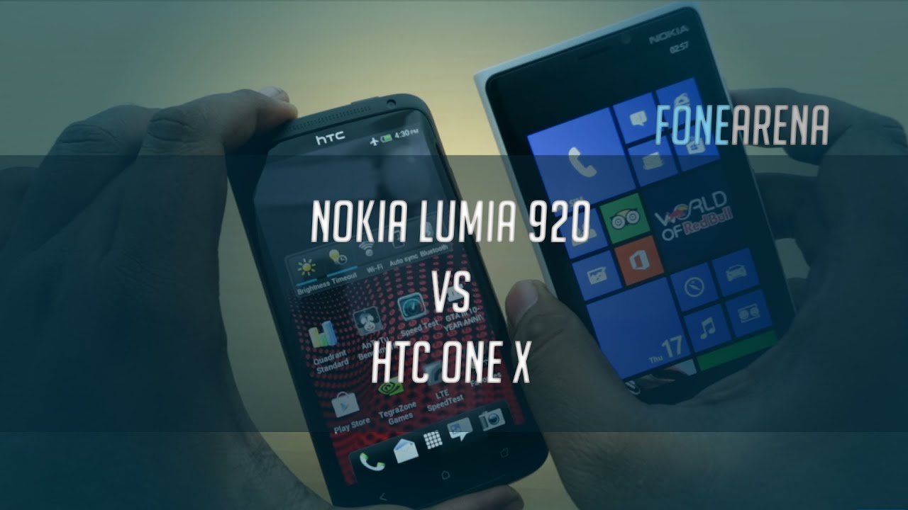 Nokia Lumia 920 vs HTC One X - YouTube