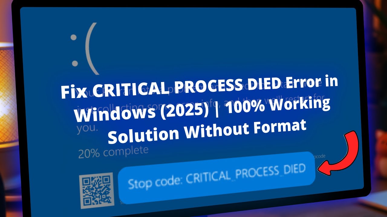 How to Fix CRITICAL PROCESS DIED BSOD in Windows 10/11 | Easy Fix - YouTube