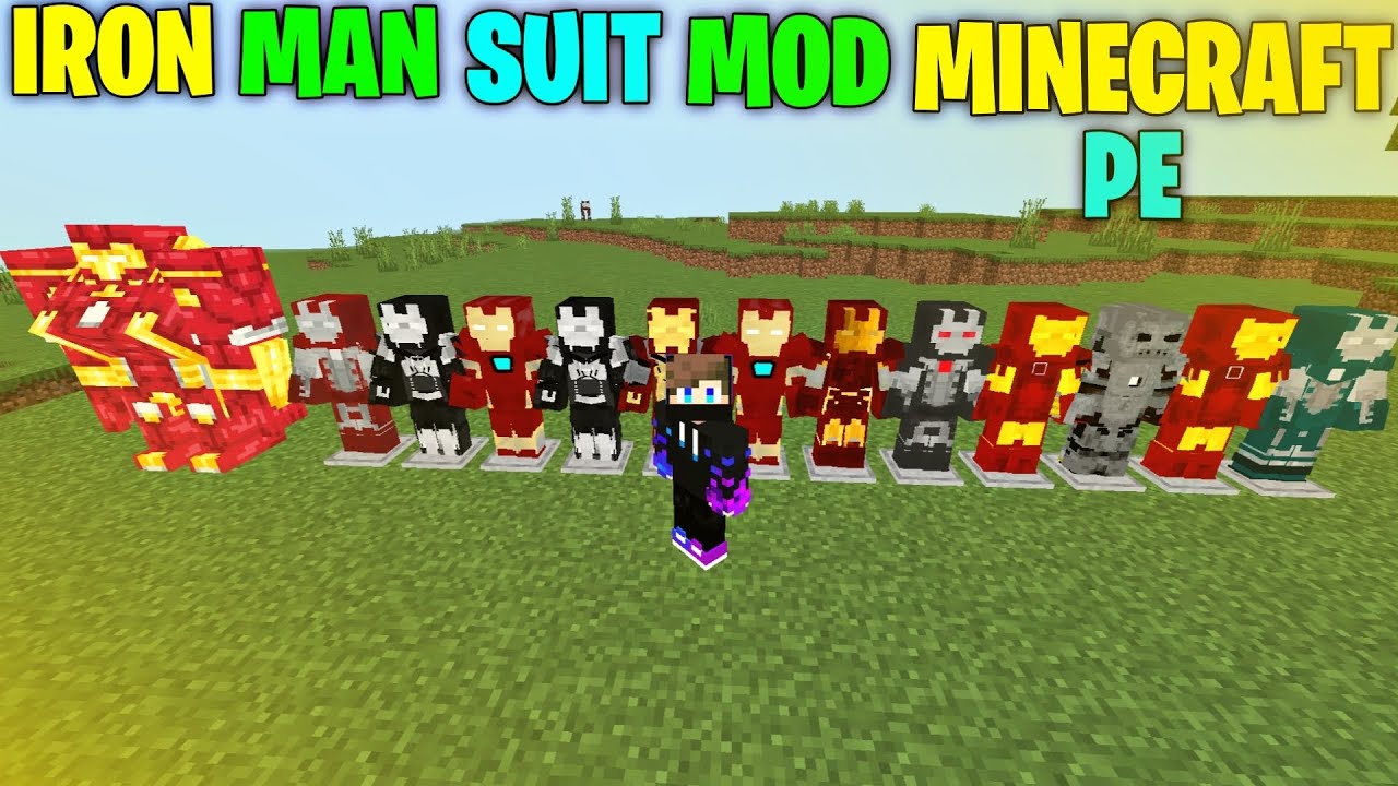 Download Iron Man Suit Mod For Minecraft PE - YouTube