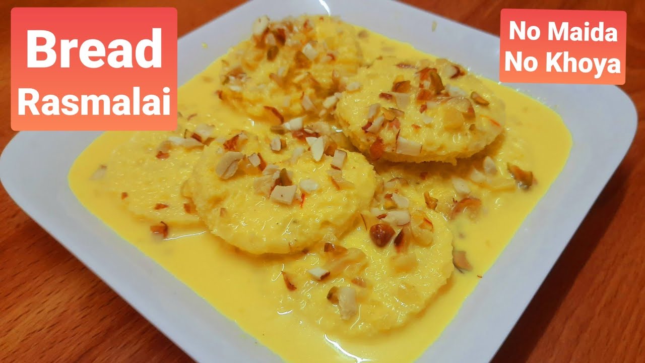 Bread Rasmalai Recipe | Tasty Rasmalai at Home with Breads | No Khoya ...