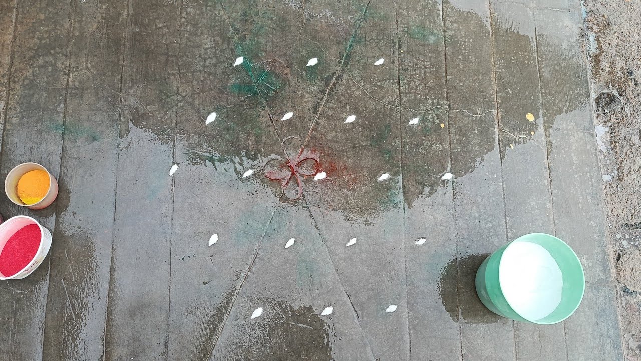 aadi masam kolam with 5*3 dots 🌷 aadi matham kolam 🌷aadi matham special ...